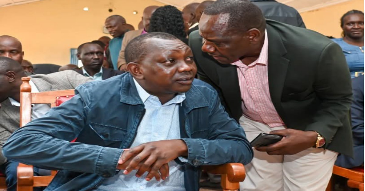 Power Play In Uasin Gishu? Oscar Sudi, Governor Jonathan Bii’s Intense ...